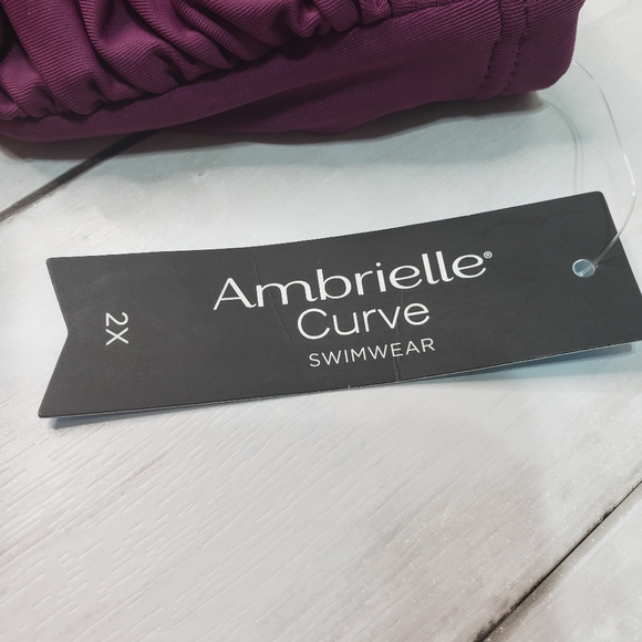 Ambrielle | Swim | New Ambrielle Curve Swimwear Burgundy Bikini | Poshmark